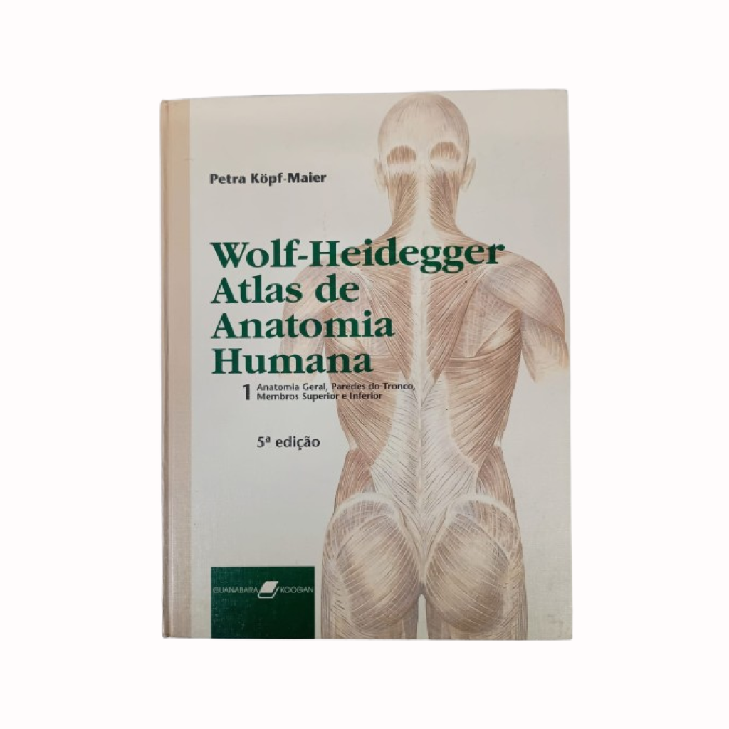 Wolf Heidegger: Atlas de Anatomia Humana Ed. 5 - 2 Volumes USADO
